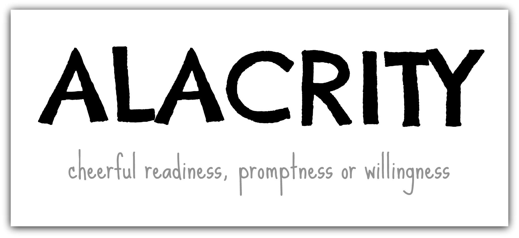 Infused with Alacrity – Struggle to Victory