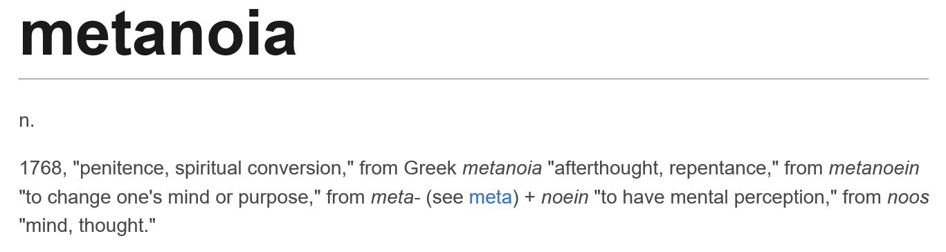 Metanoia – Struggle to Victory